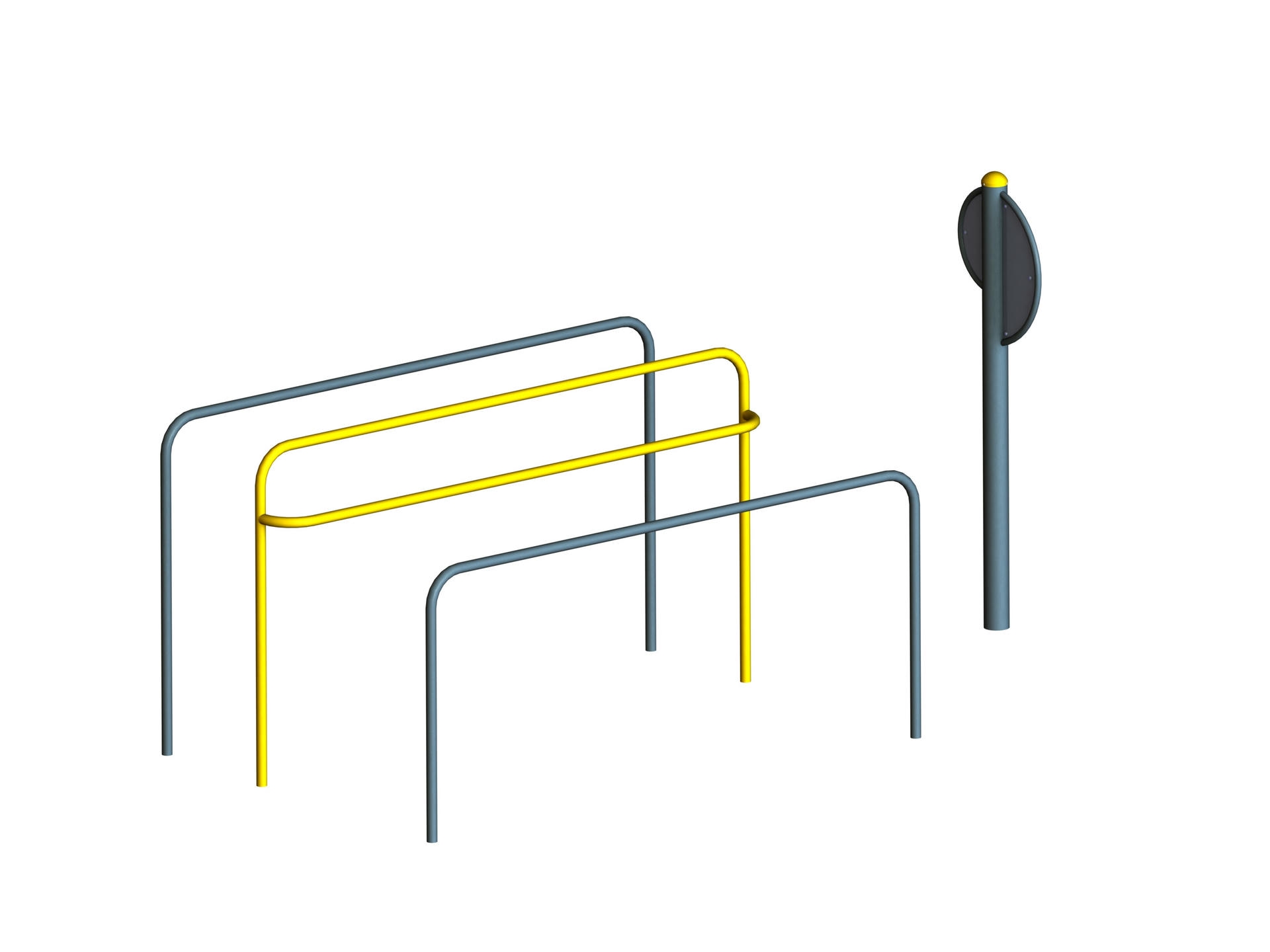 SL-1201 Паралельні бруси для ходьби - інклюзивні (ОФМ) ⭐ - Siversport